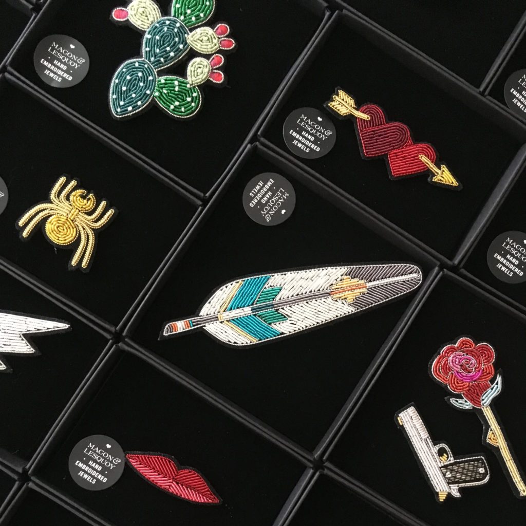 Hand-Embroidered Pins - Colibry